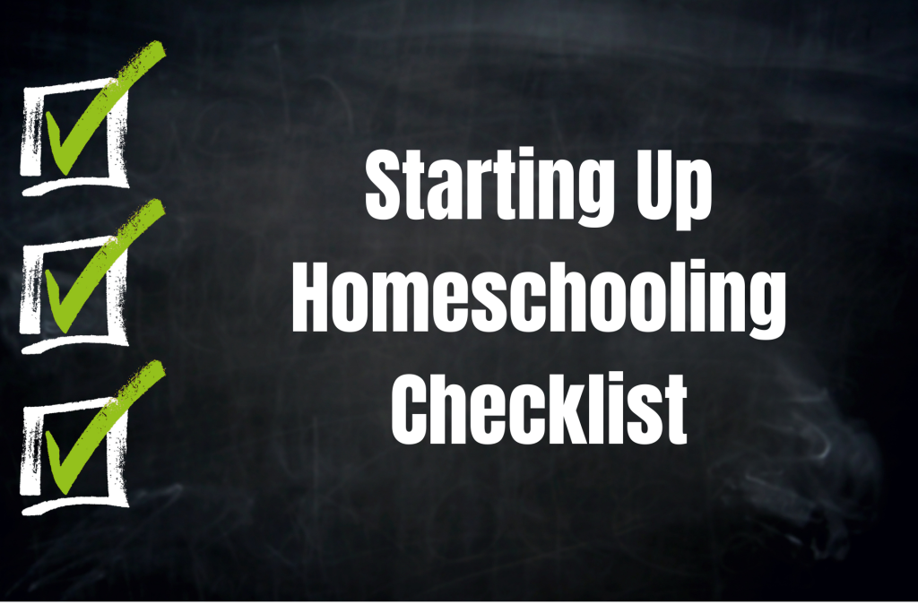 Starting Up Homeschooling Checklist - Home School Facts
