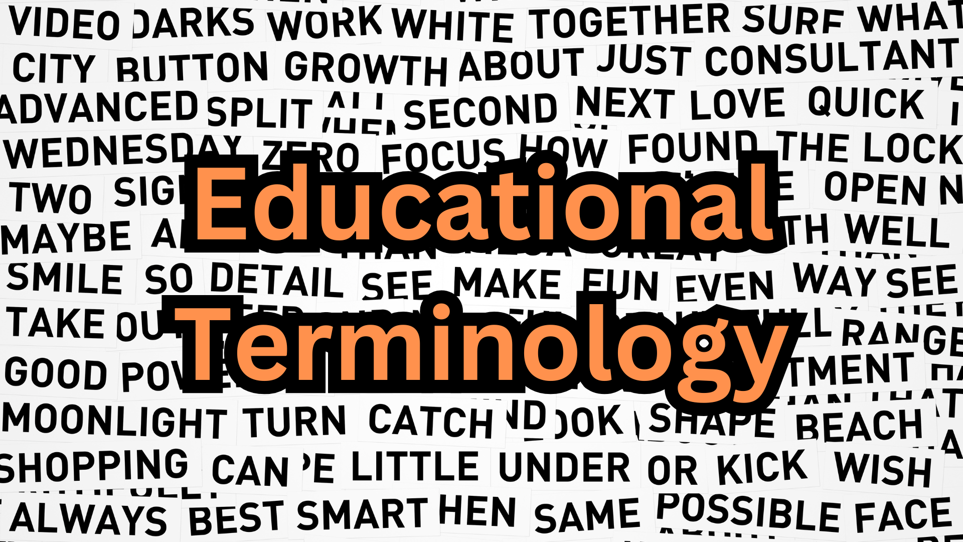 Educational Terminology - Home School Facts