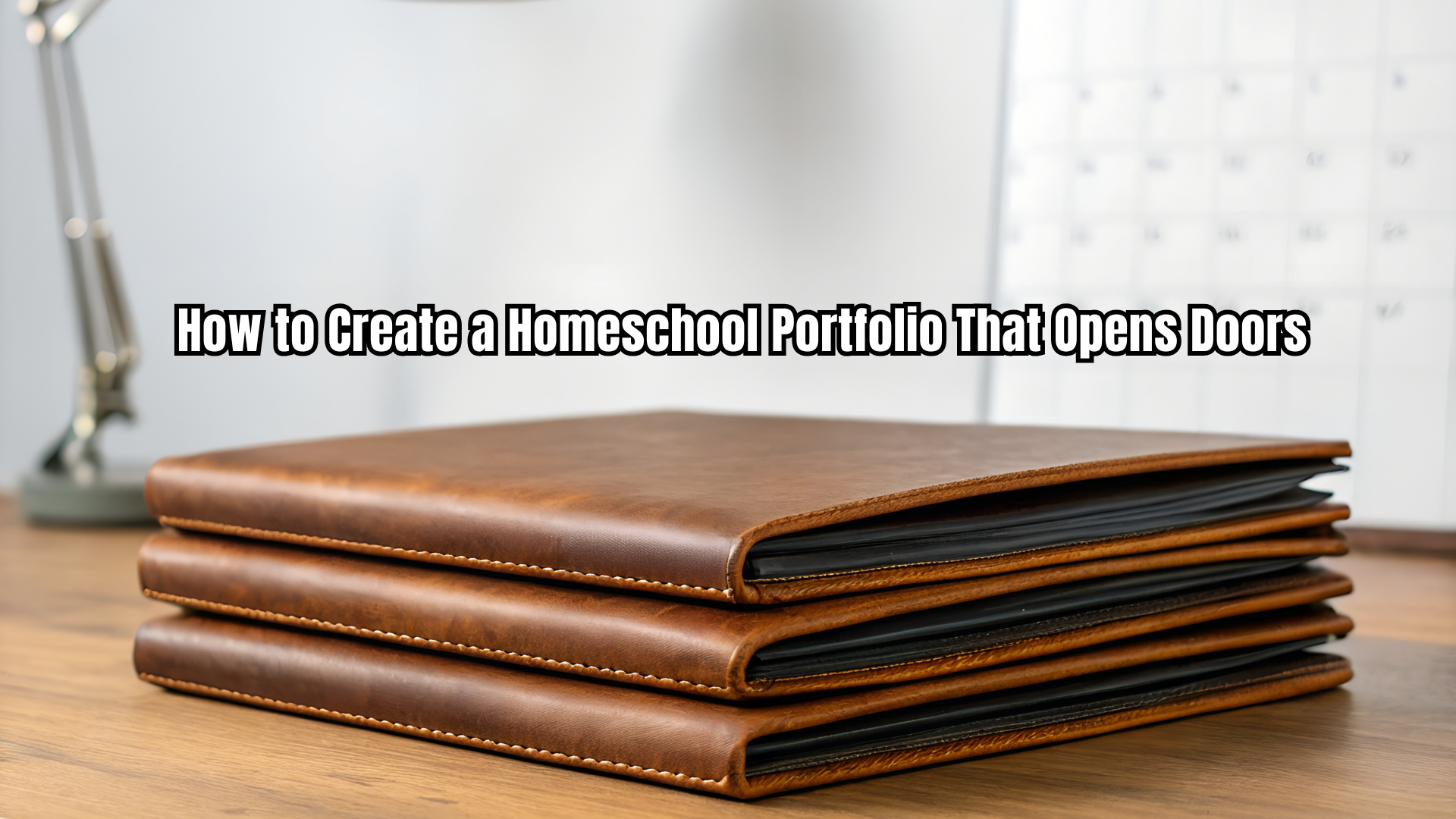 How to Create a Homeschool Portfolio That Opens Doors - Home School Facts